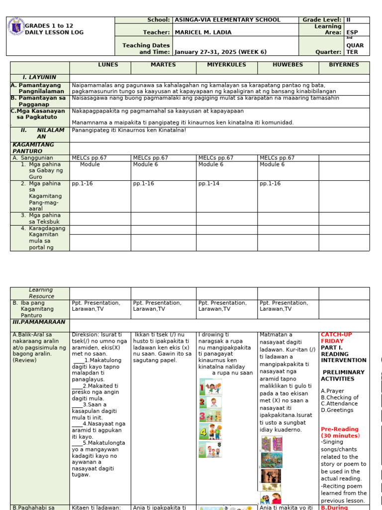 DLL_ESP 2_Q3_W6-iloko | PDF