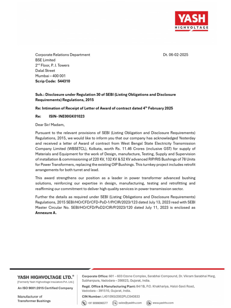 Yash High Volt | PDF