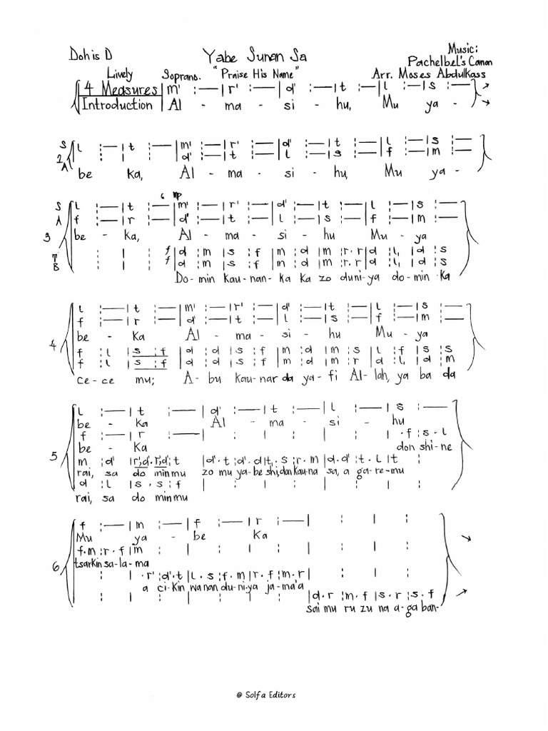 Yabe Sunan Sa - Canon | PDF