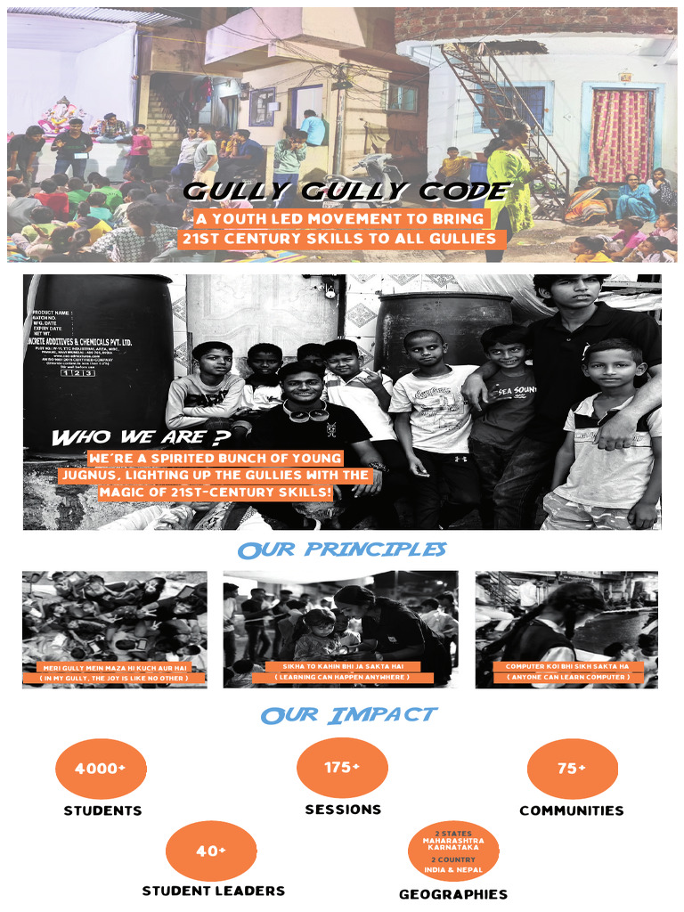 GULLY GULLY CODE A Youth Led Movement To Bring 21st Century Skills To ...