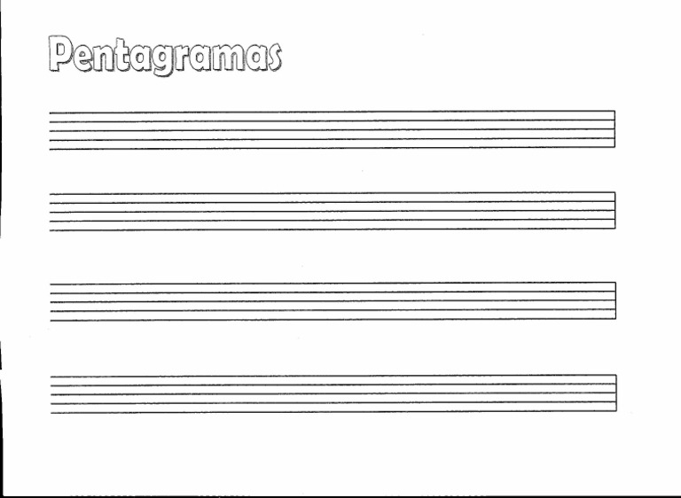 Pentagramas Grande | PDF