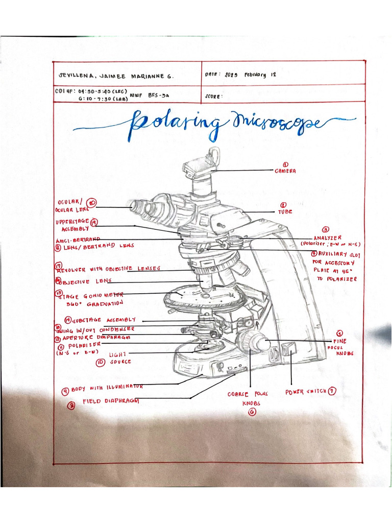Polarizing Microscope 2025-02-12 PDF | PDF