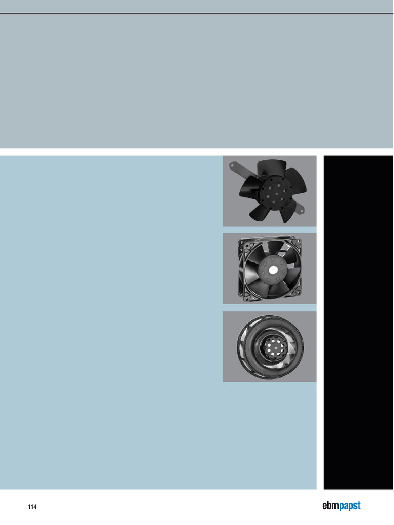 Ebm Ventiladores | PDF | Alternating Current | Electric Motor