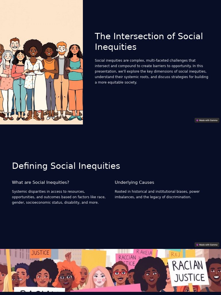 The Intersection of Social Inequities New | PDF | Social Inequality ...