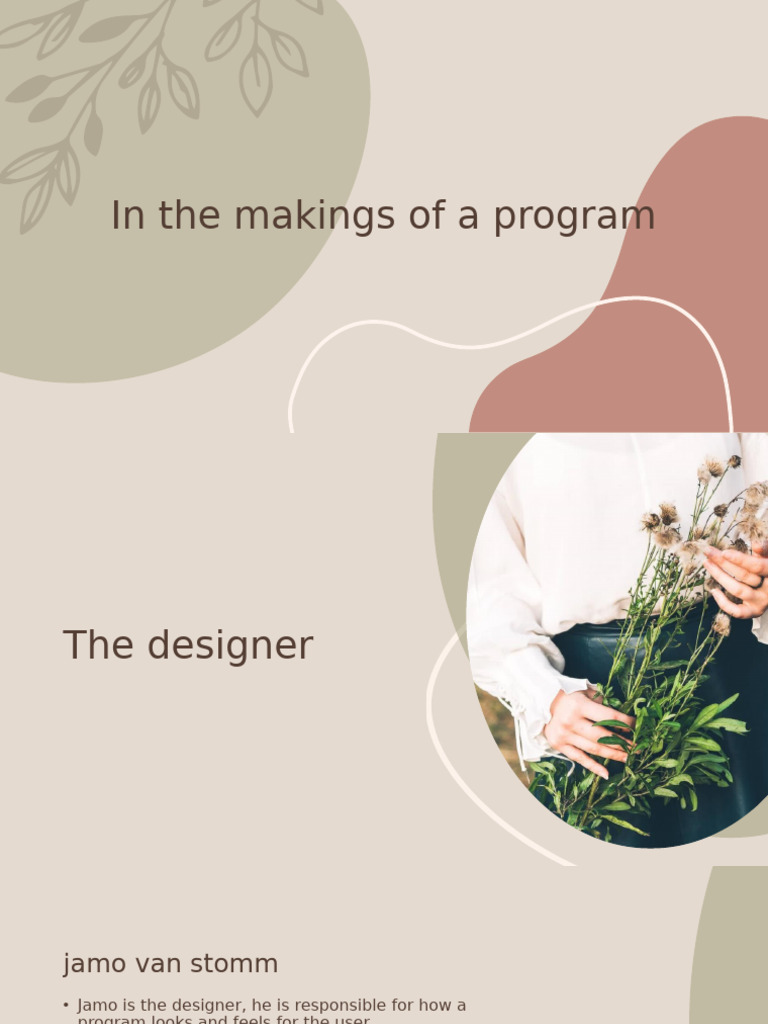 Roles in Program Development Team | PDF