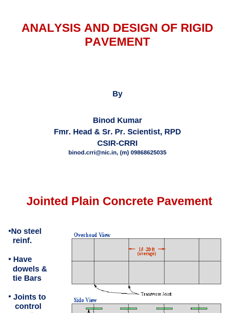 Binod Kumar RPD-IAHE | PDF | Concrete | Road Surface