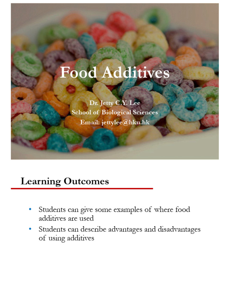 12 Food Chem 2022 Additives | PDF | Sugar Substitute | Antioxidant