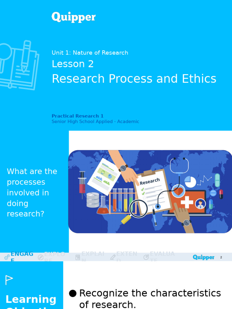 Research Process and Ethics | PDF | Inquiry | Scientific Method