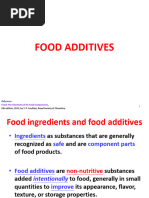 List of Food Additives Permitted Under Food Regulations | PDF ...