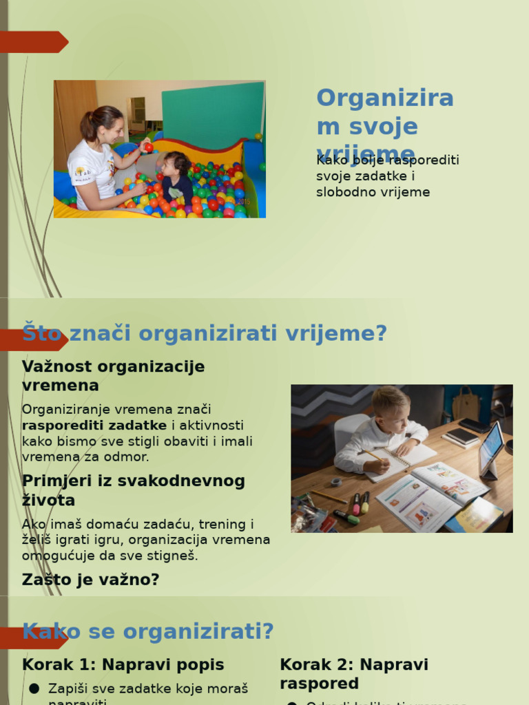 Organiziram Svoje Vrijeme | PDF
