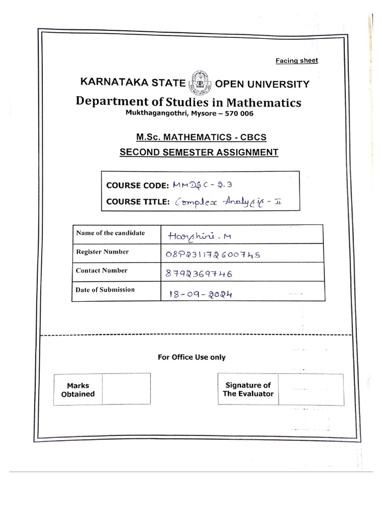Complex Analysis - 2 | PDF