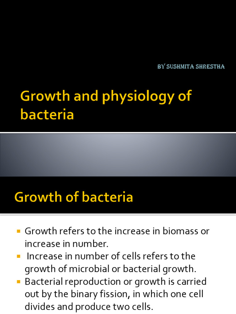 Understanding Bacterial Growth Dynamics | PDF | Bacteria | Microbiology