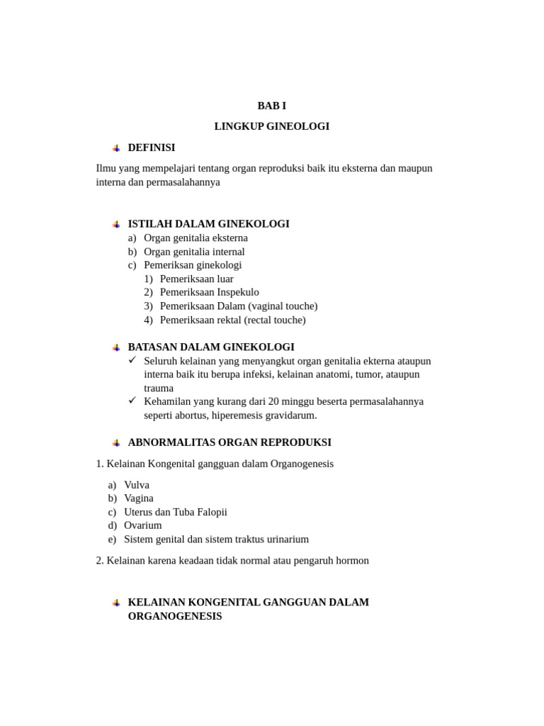 Abnormalitas Reproduksi dan Infatilisme | PDF