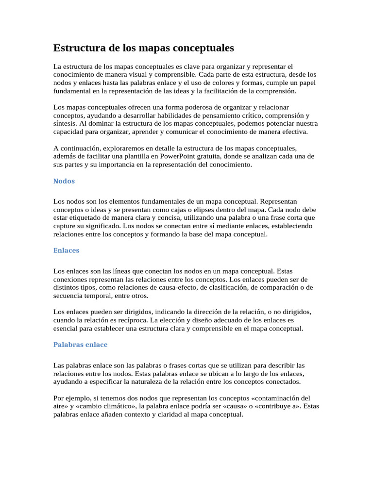 Estructura De Los Mapas Conceptuales Plantillas Gratis – JDMHQ