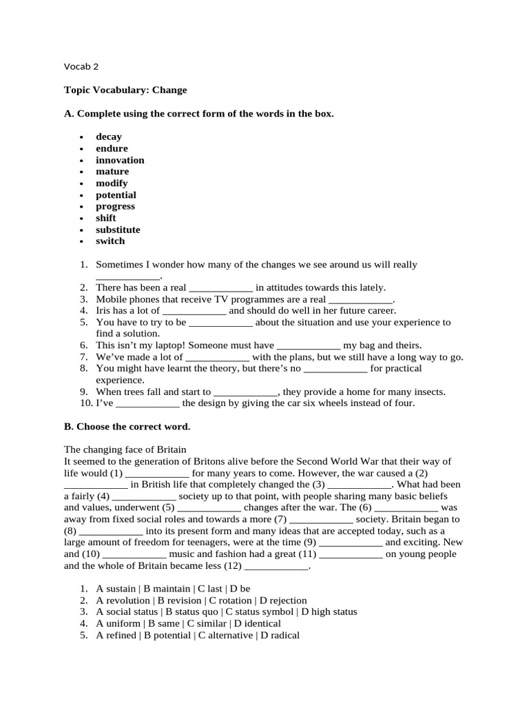 Vocab 2 | PDF | Behavioural Sciences | Social Psychology