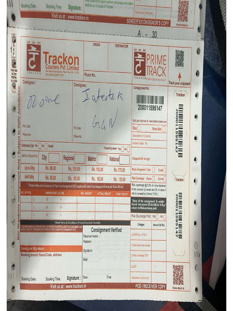 Tracking Details | PDF