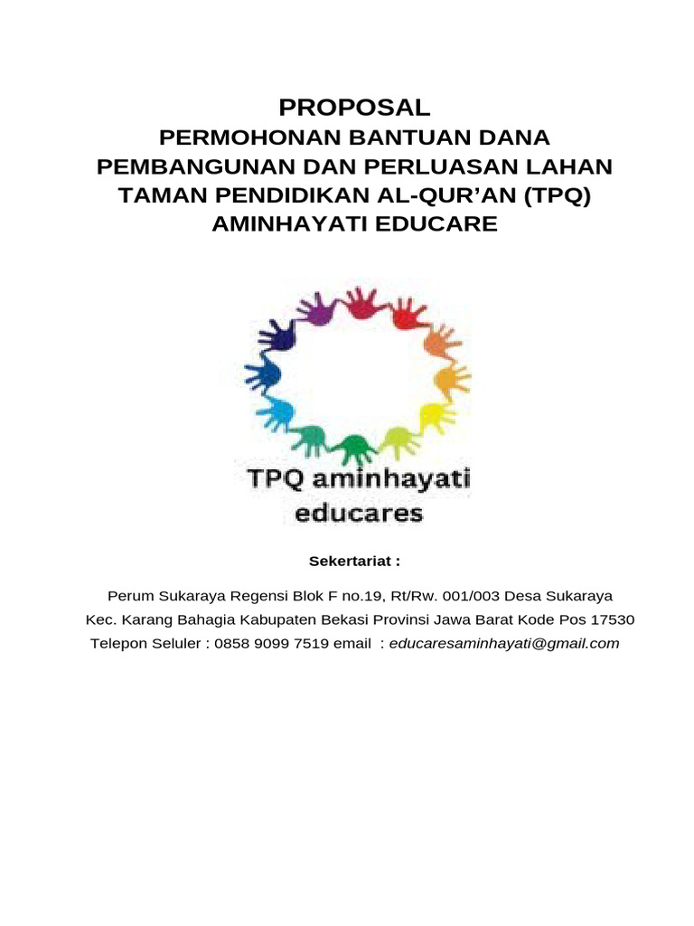 Proposal Hibah Qatar | PDF