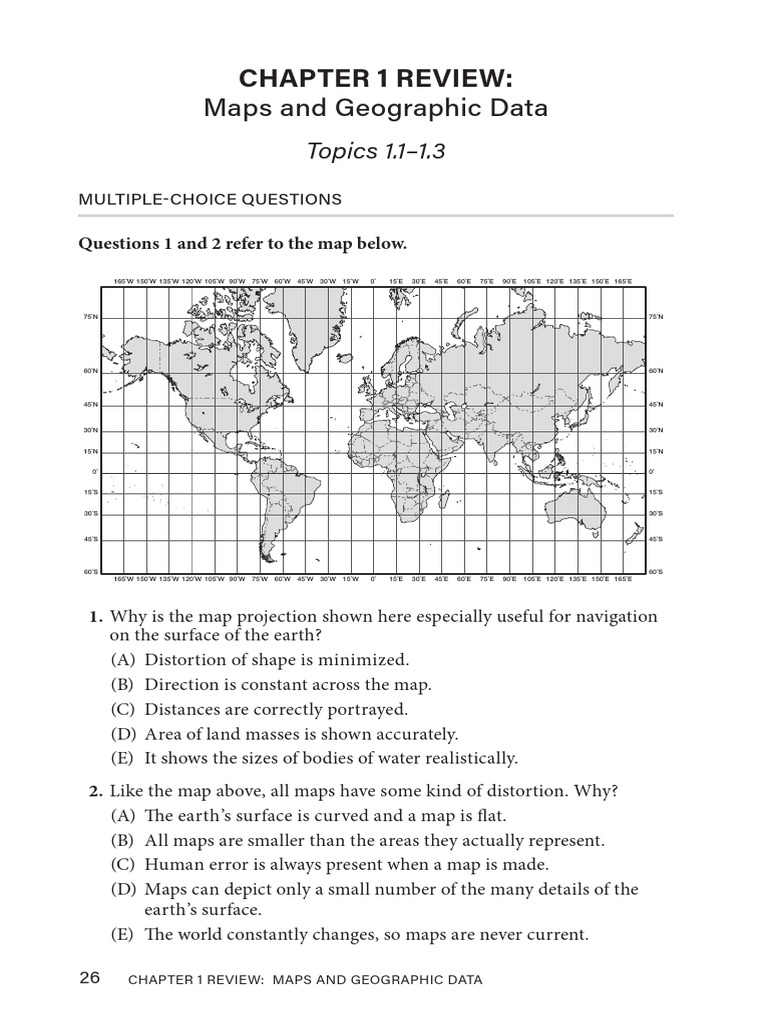 Unit 1-Chapter1 Map and Geographic data | PDF | Map | Geographic Data And Information