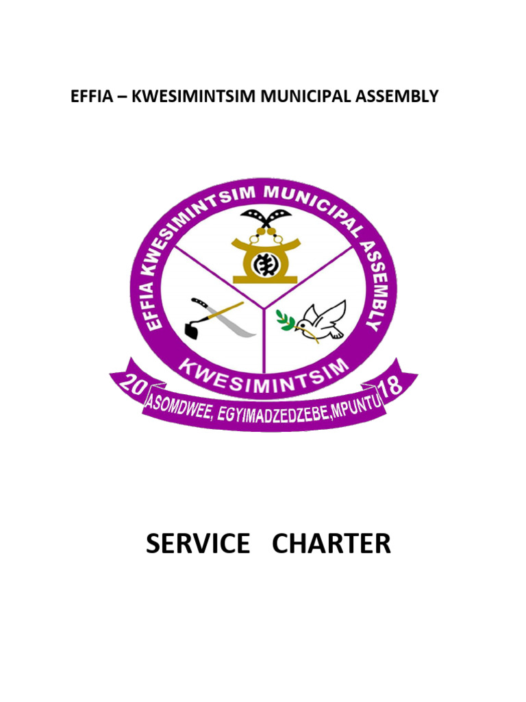 Client Service Charter | PDF | Sanitation | Billboard