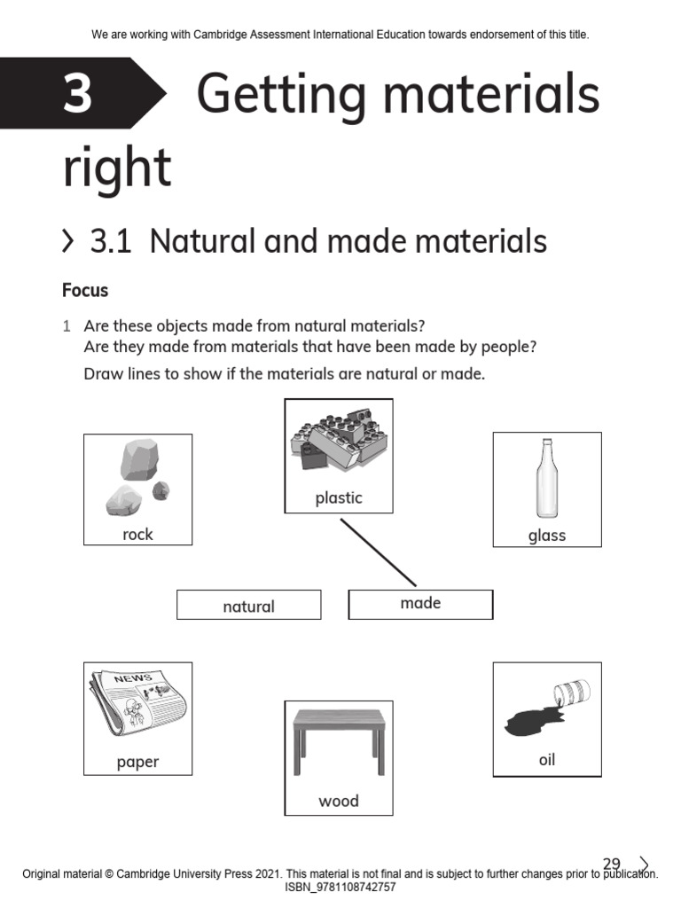 Unit 3 - Science - Stage 2 - Workbook | PDF | Cakes | Glasses