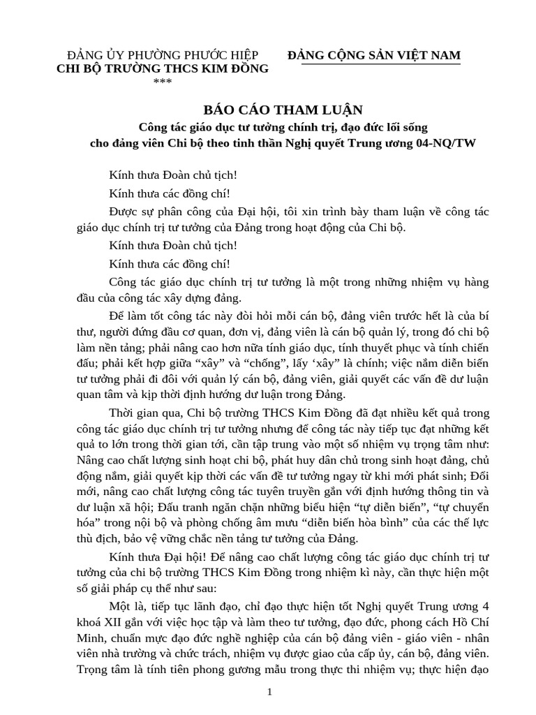 Tham Luan Thanh Huyen | PDF