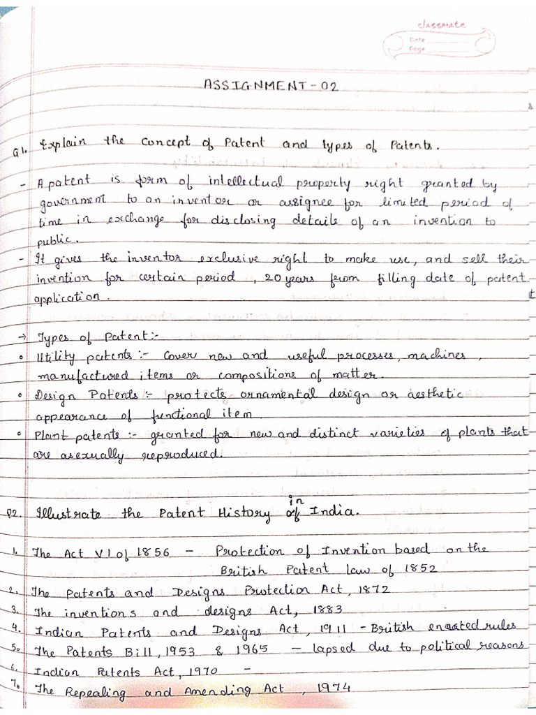 IPR Assignment 2 | PDF