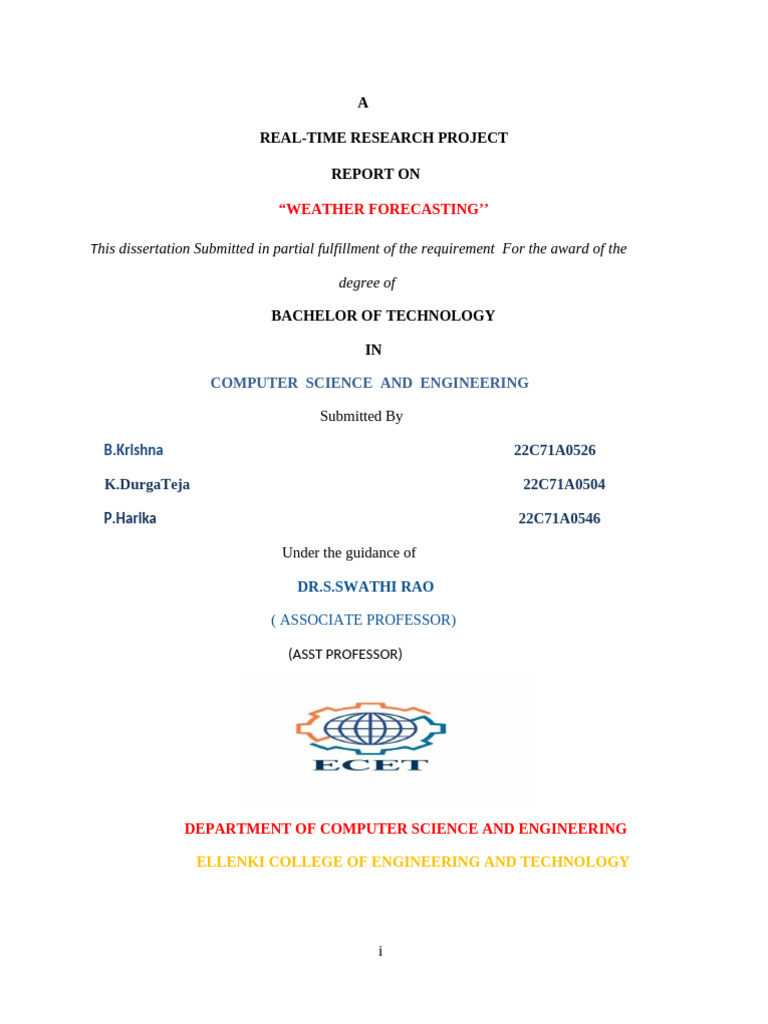 Weather Forecasting Krish Project | PDF | Dependent And Independent Variables | Linear Regression