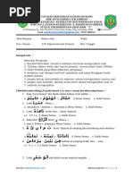 Soal Bahasa Arab Kelas 1 Semester 1 | PDF