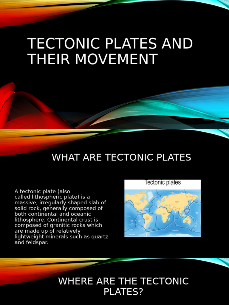 Tectonic Plates and Their Movement | PDF | Plate Tectonics | Crust ...