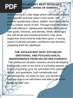 Adolescent Group Activities Overview | PDF | Adolescence | Decision Making