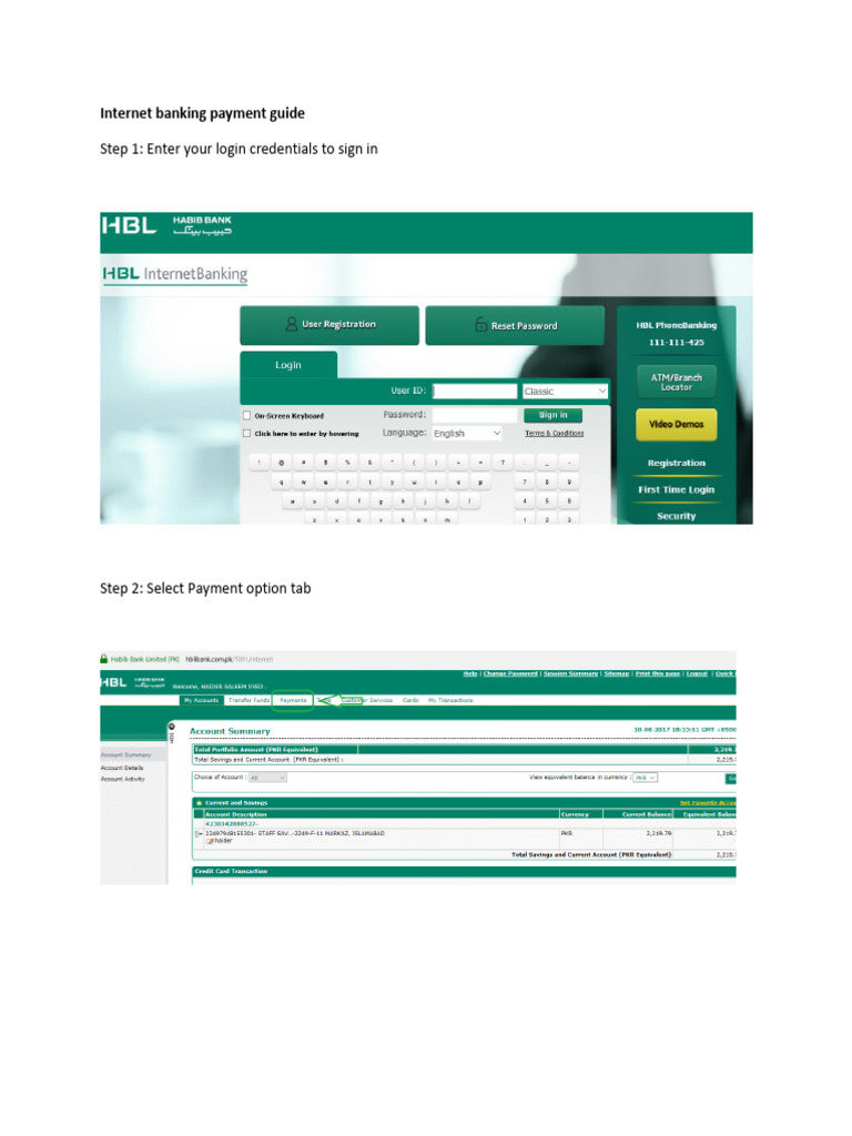 OnlinePaymentGuide 1 | PDF