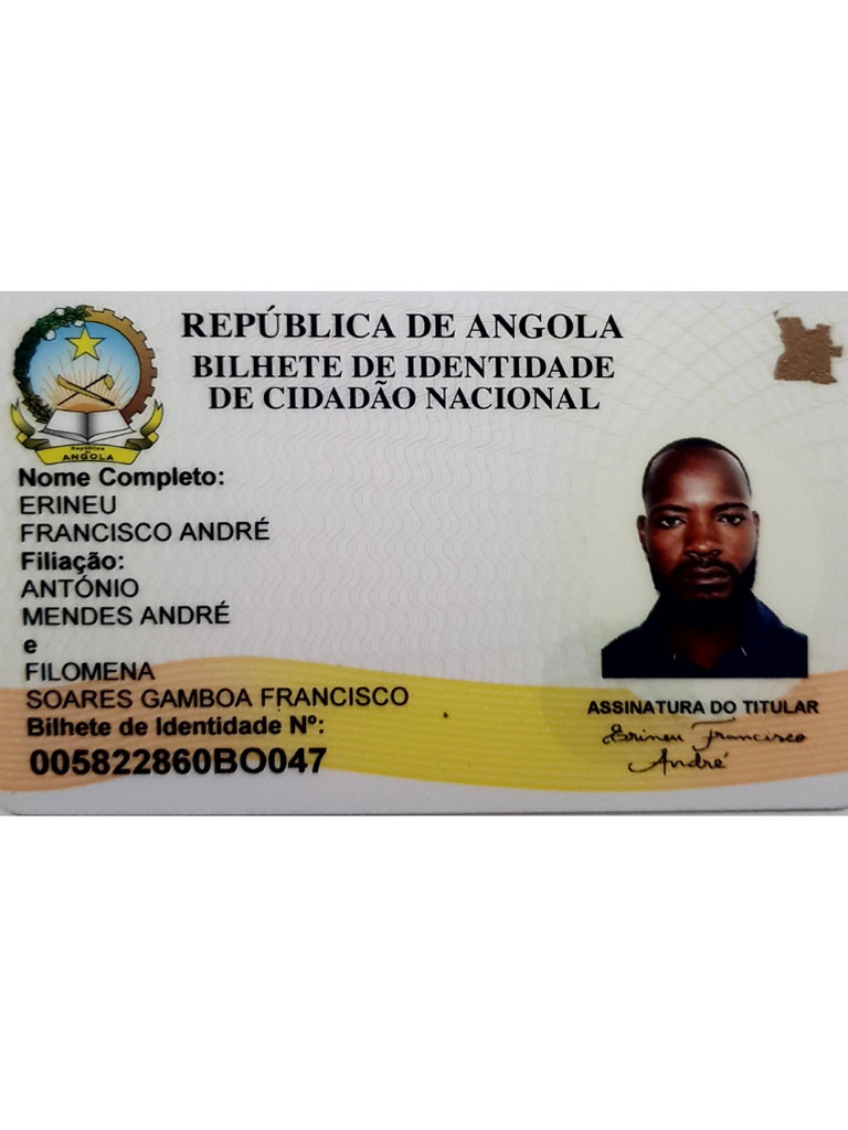 B.I Sr. Erineu André | PDF