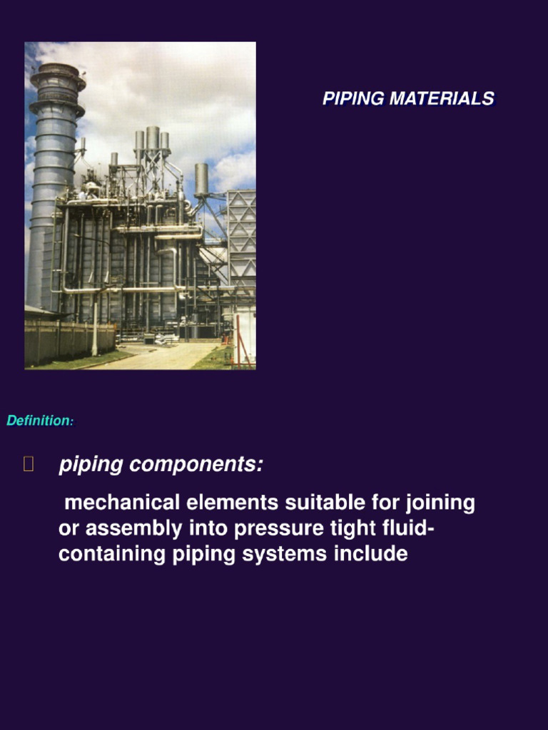 Piping Presentation | PDF