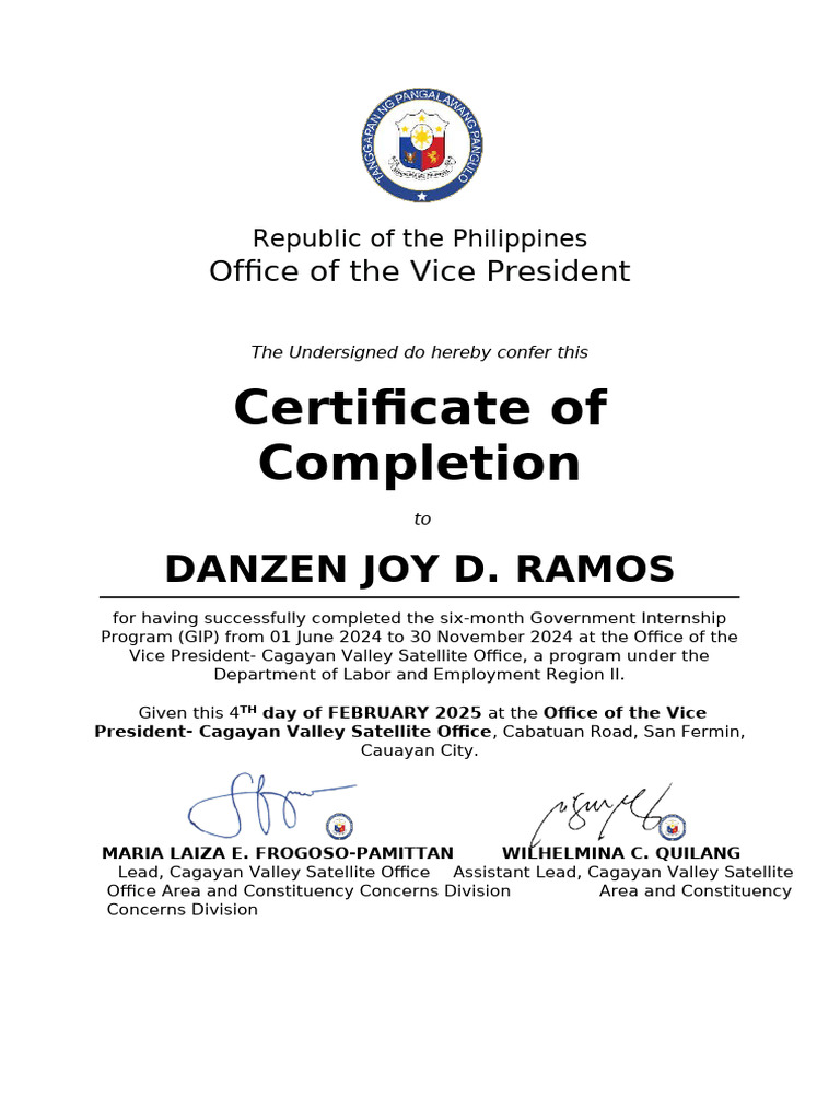 Certificate | PDF | Employment | Labor