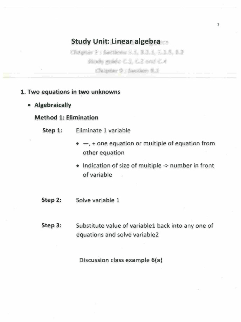 Linear Algebra | PDF