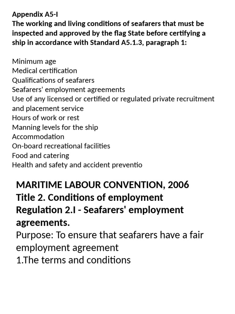 Seafarers Aggremnt PT | PDF