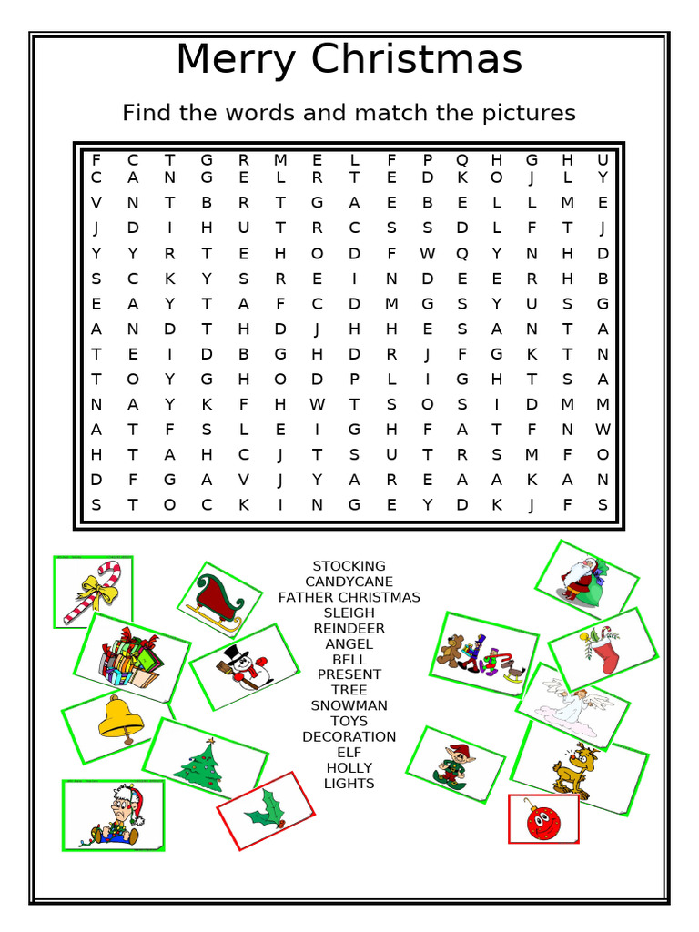 Christmas Wordsearch 15987 | PDF