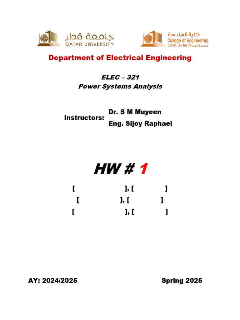 Elec321 HW | PDF
