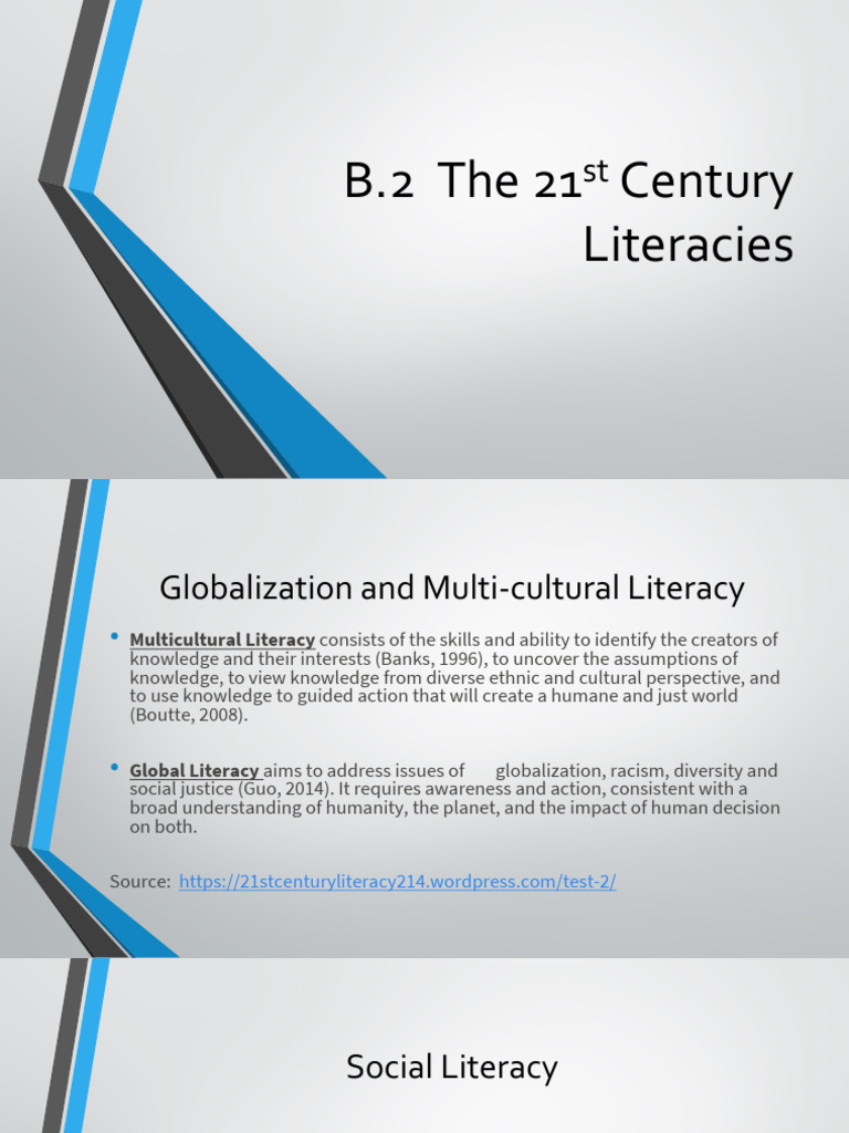 Modern Literacy Skills Overview | PDF | Literacy | Knowledge