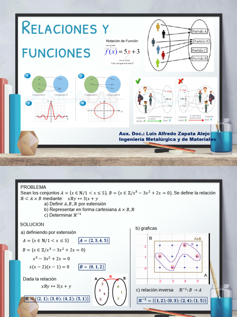 Relaciones y Funciones | PDF | Matemáticas