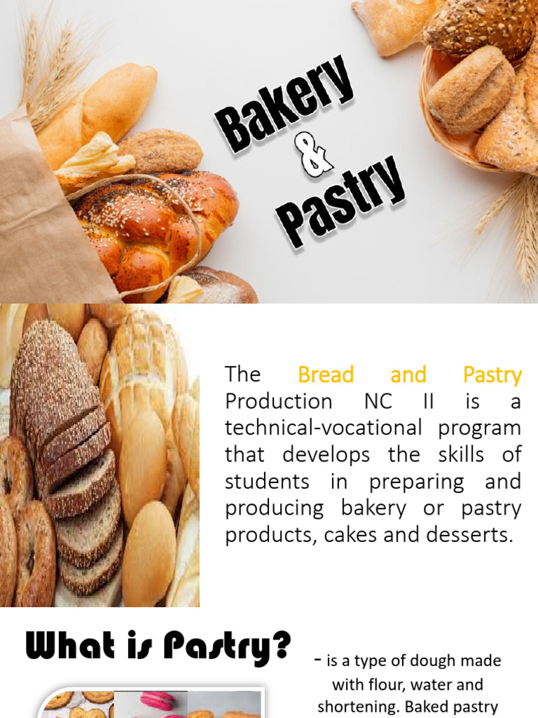 Pastries Intro+to+baking+and+pastries | PDF | Desserts | Custard