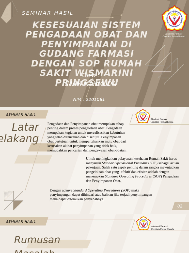 PPT SEMINAR HASIL IMAM MAHMUDA (1) | PDF