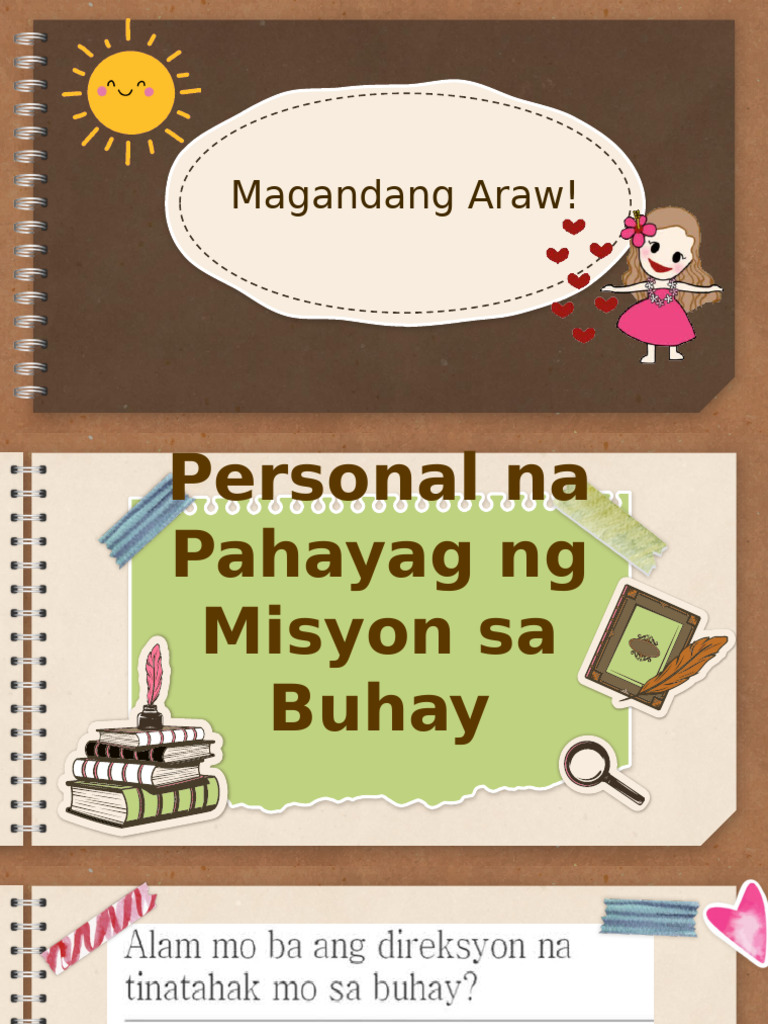 Q4 2 Personal Na Pahayag NG Misyon Sa Buhay | PDF