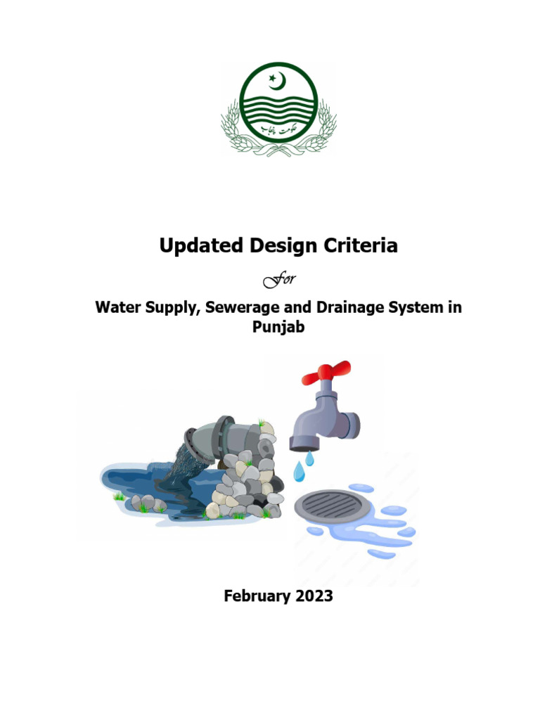 Updated Design Criteria (Final Word File) | PDF | Sanitary Sewer ...