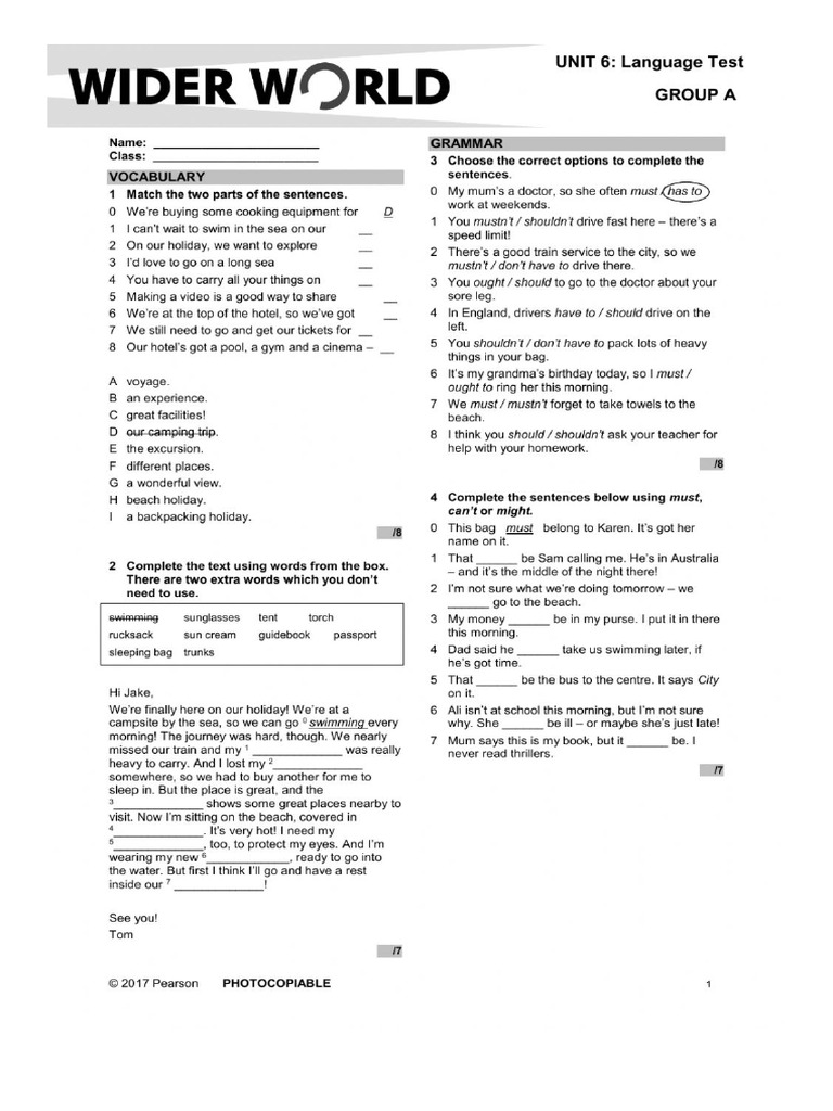 Worksheet 5668822 | PDF