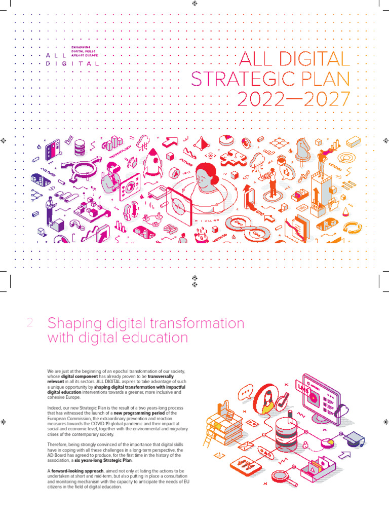 ALL DIGITAL Strategic Plan 2022-2027 | PDF | European Union | Knowledge