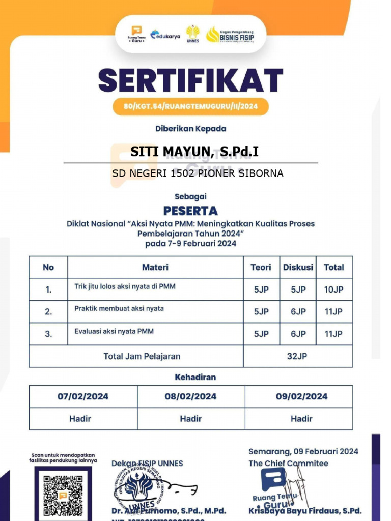 Sertifikat 4 | PDF