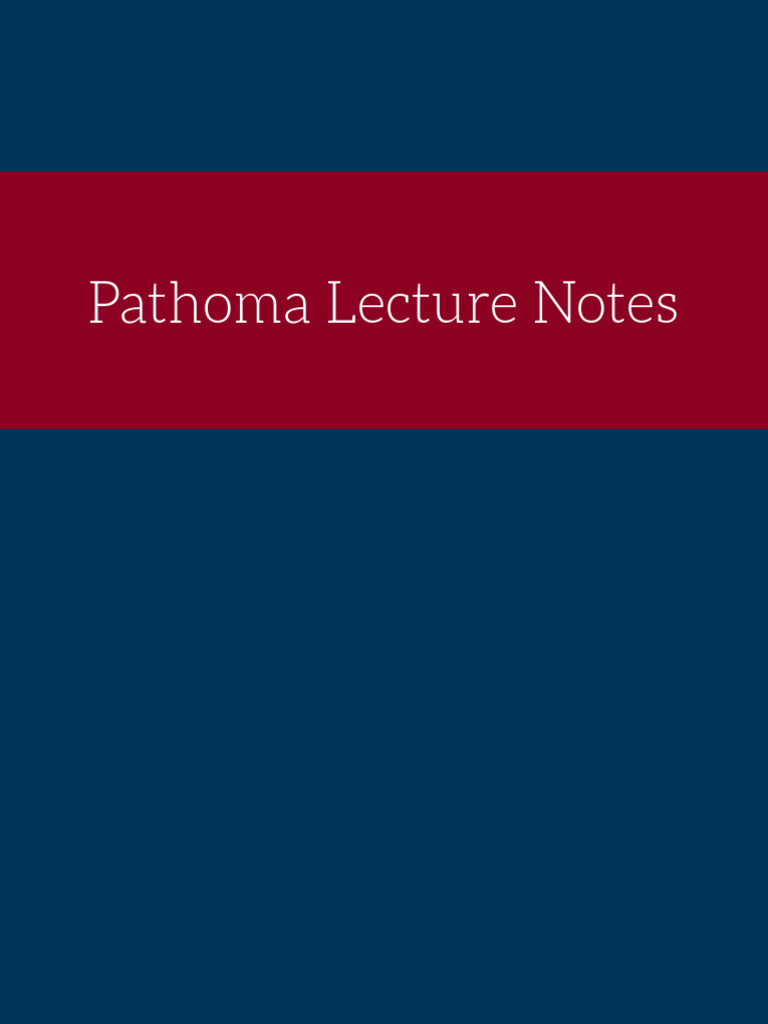 Pathoma Lecture Notes 1 | PDF