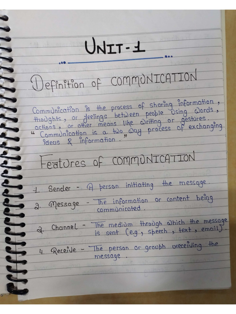 Business Communication Unit 01 02 | PDF