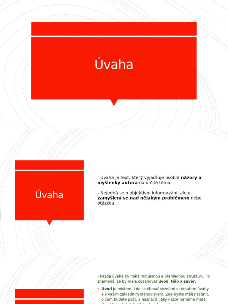 Úvaha | PDF